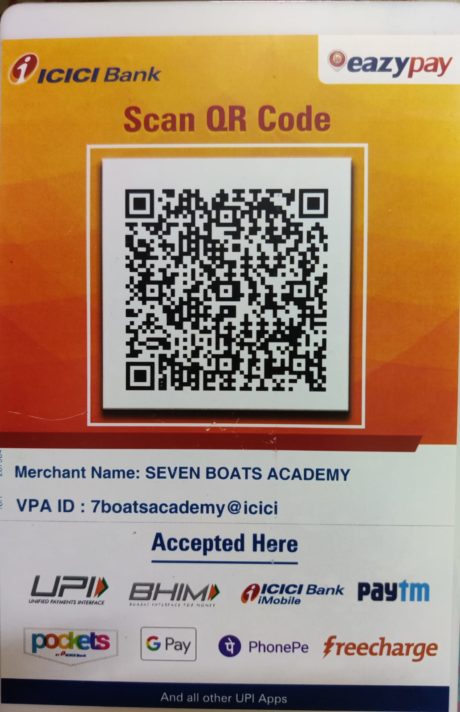 Pay Online - Seven Boats Academy